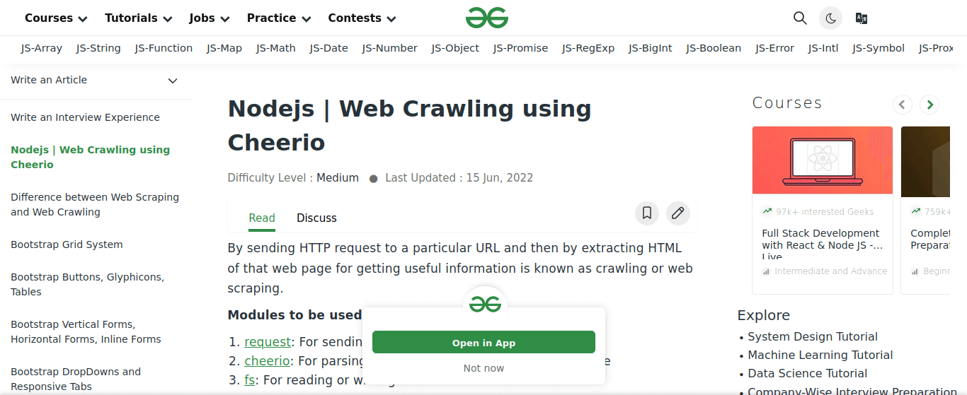 Cheerio Web Crawler Tutorials for September, 2025